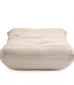 Caterpillar Sofa Microsuede Light Gray With Ottoman - CurverK