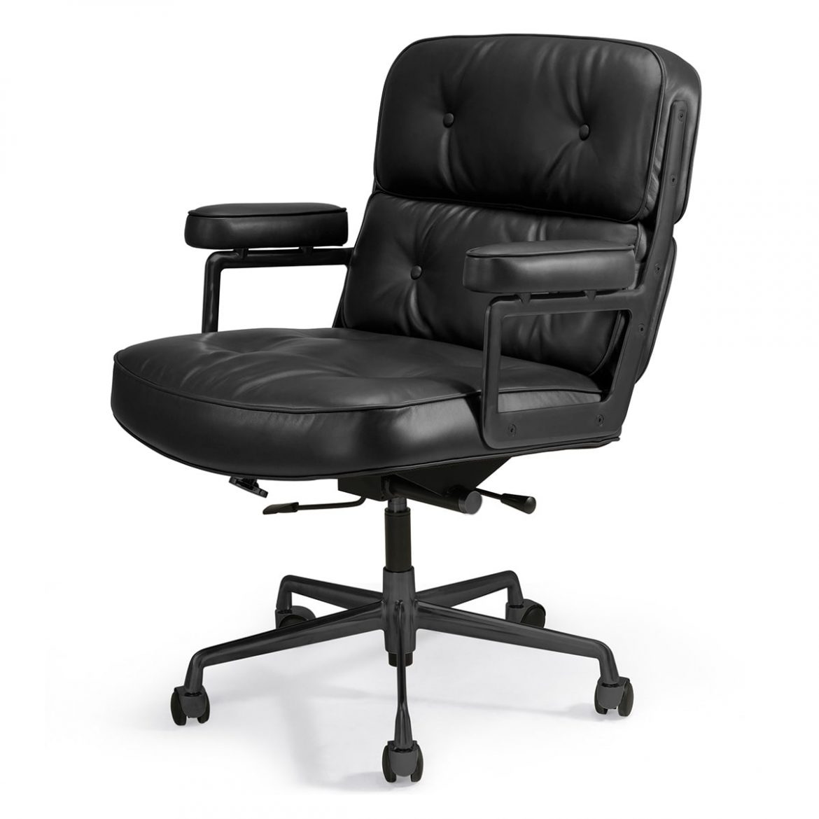 Eam.s Executive Office Chair Lob­by Chair (ES 104) Matte black ...