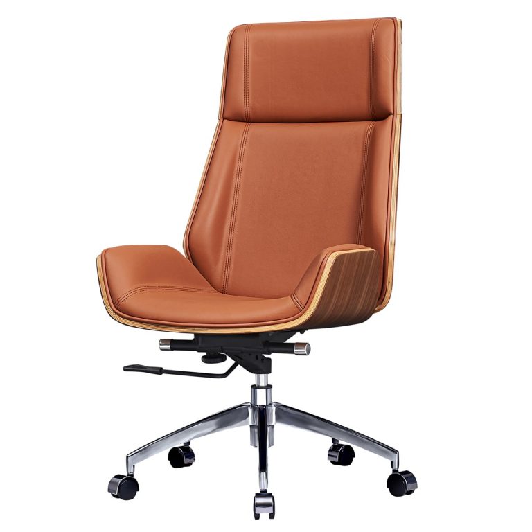 Eam.s Executive Office Chair Aluminum Group Chair H Beige - CurverK