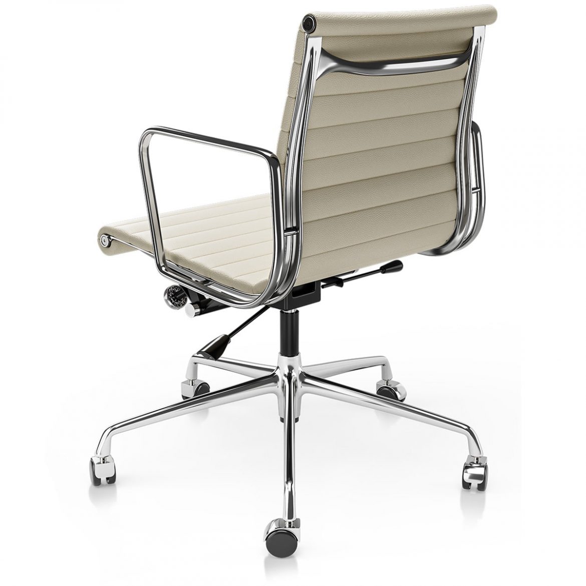 Eam.s Executive Office Chair Aluminum Group Chair H Beige - CurverK